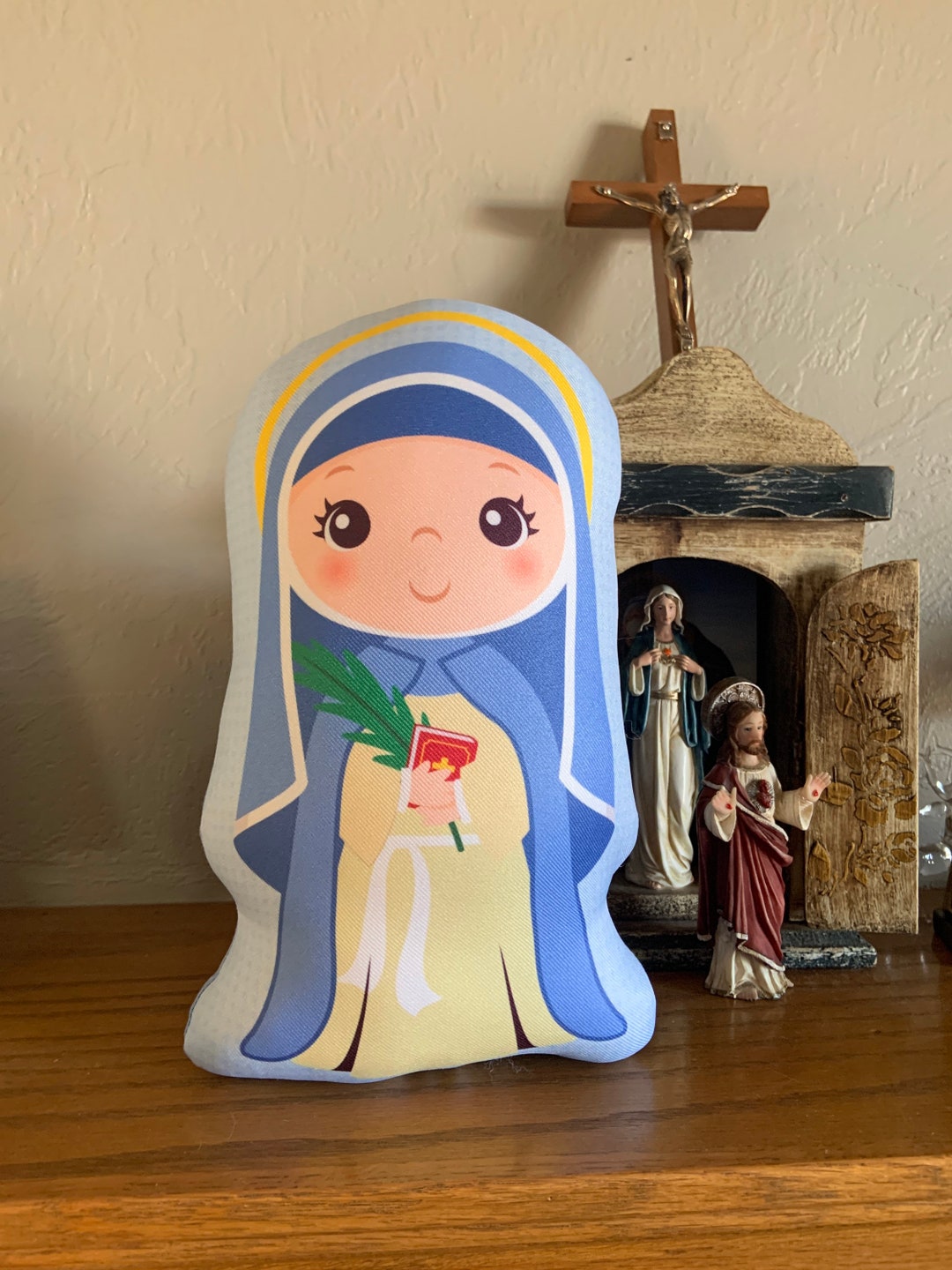 Saint Amelia Stuffed Doll, Saint Gift, Baptism, Catholic Gift, Saint ...