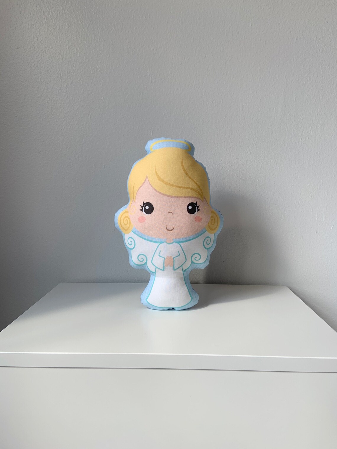 Girl Guardian Angel Stuffed Doll, Saint Gift, Baptism, Catholic Gift ...