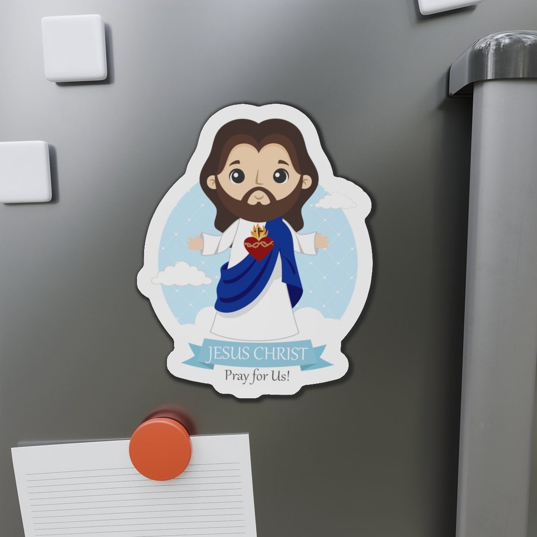 Jesus Christ Sacred Heart Magnet, Catholic Magnets, Catholic Gifts ...