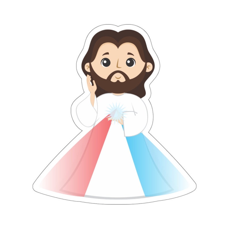 Jesus Christ Divine Mercy Sticker Divine Mercy Sticker Jesus - Etsy