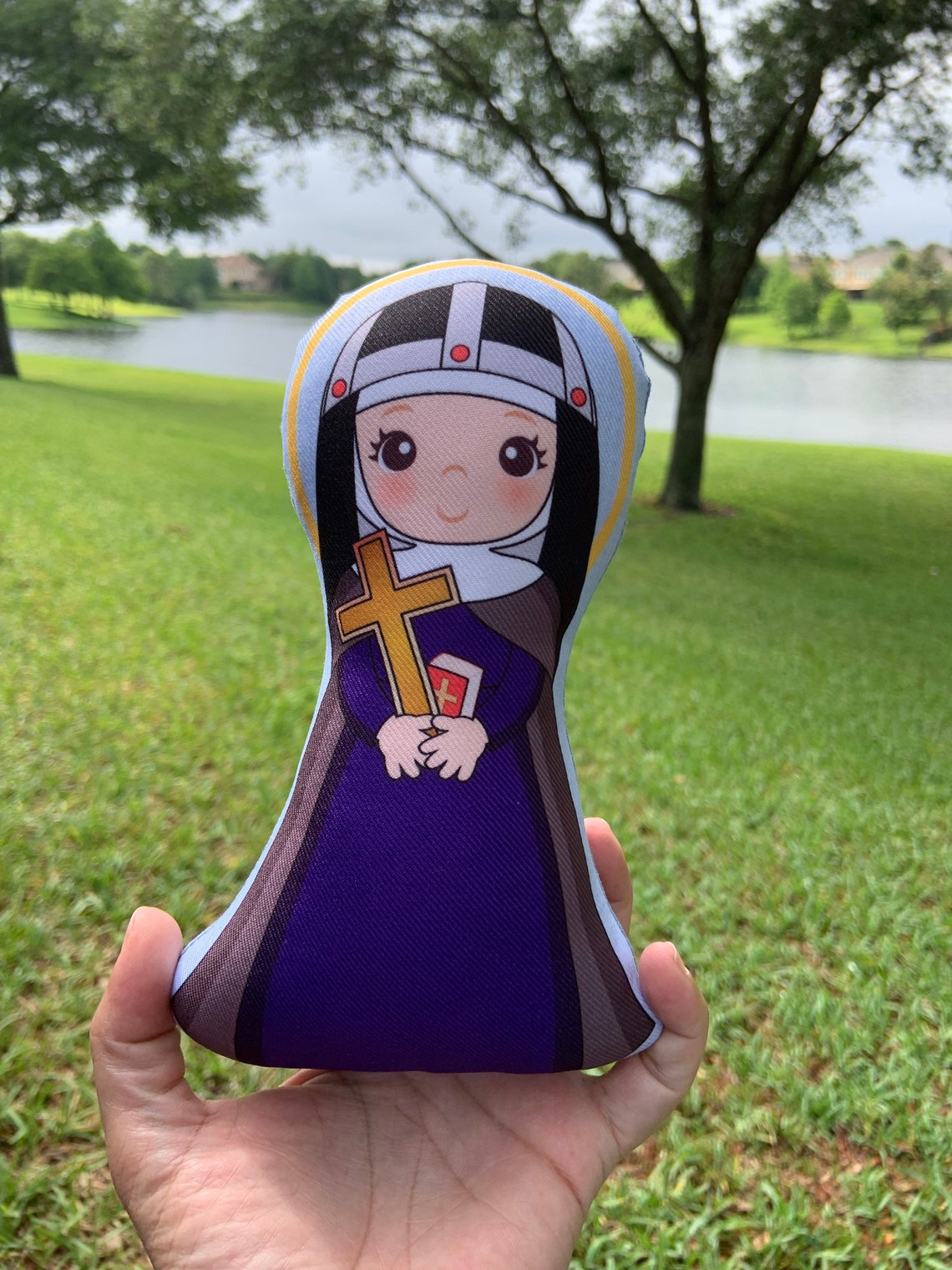 St. Bridget of Sweden Stuffed Doll, Saint Gift, Baptism, Catholic Gift ...