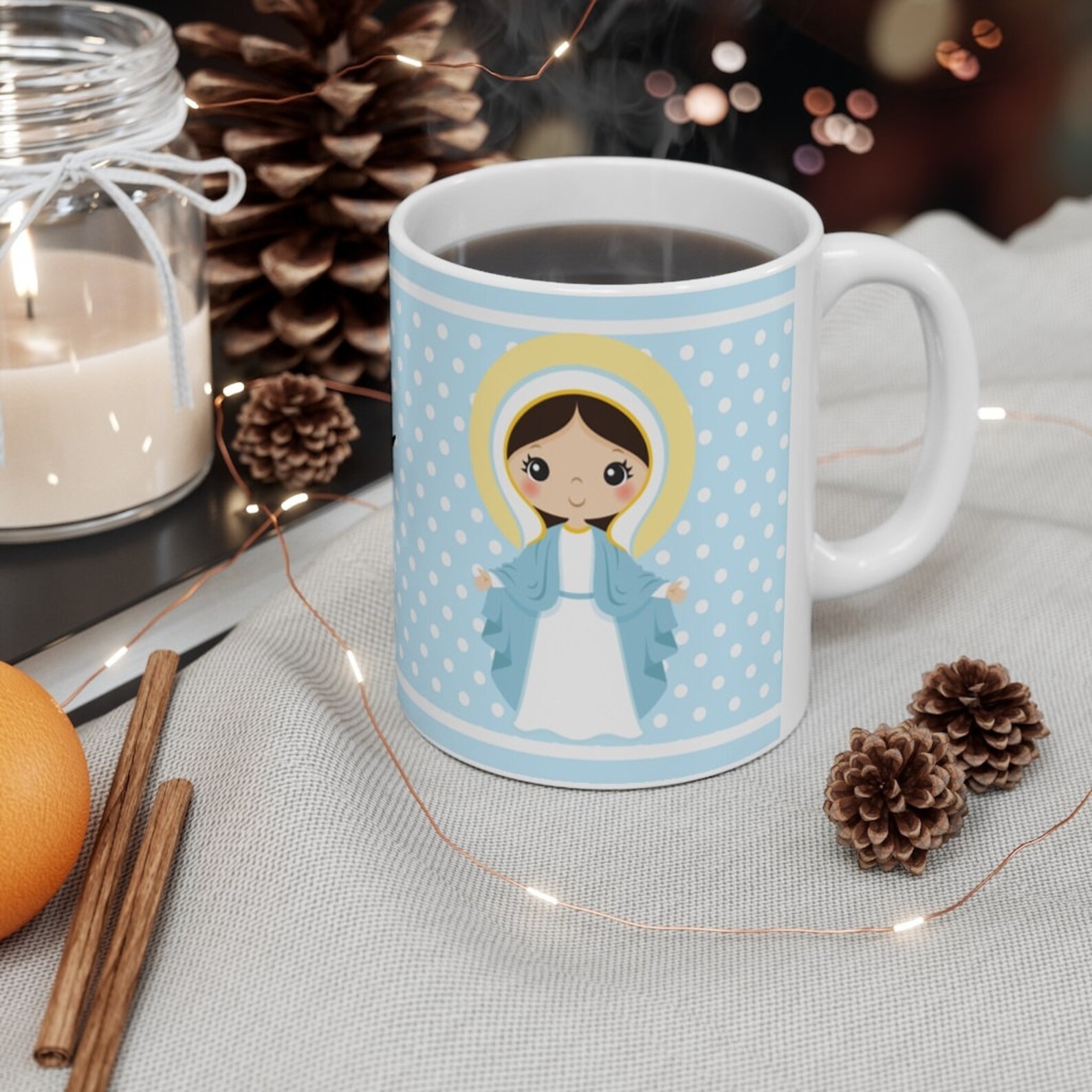 Virgin Mary Mug Catholic Mug Virgin Mary Mug Catholic Mug | Etsy