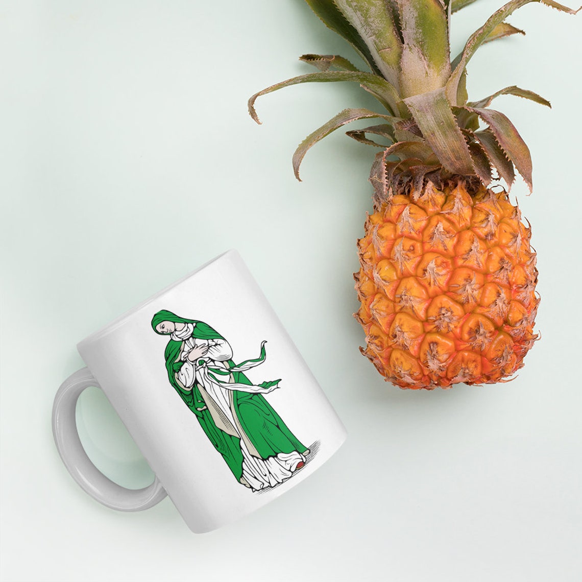 Our Lady Virgin Mary 11oz Mug, Our Lady Mug, Catholic Mug, Saints Mug ...
