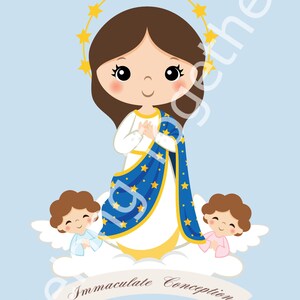 Immaculate Conception Wall Art, Immaculate Conception Art Print ...