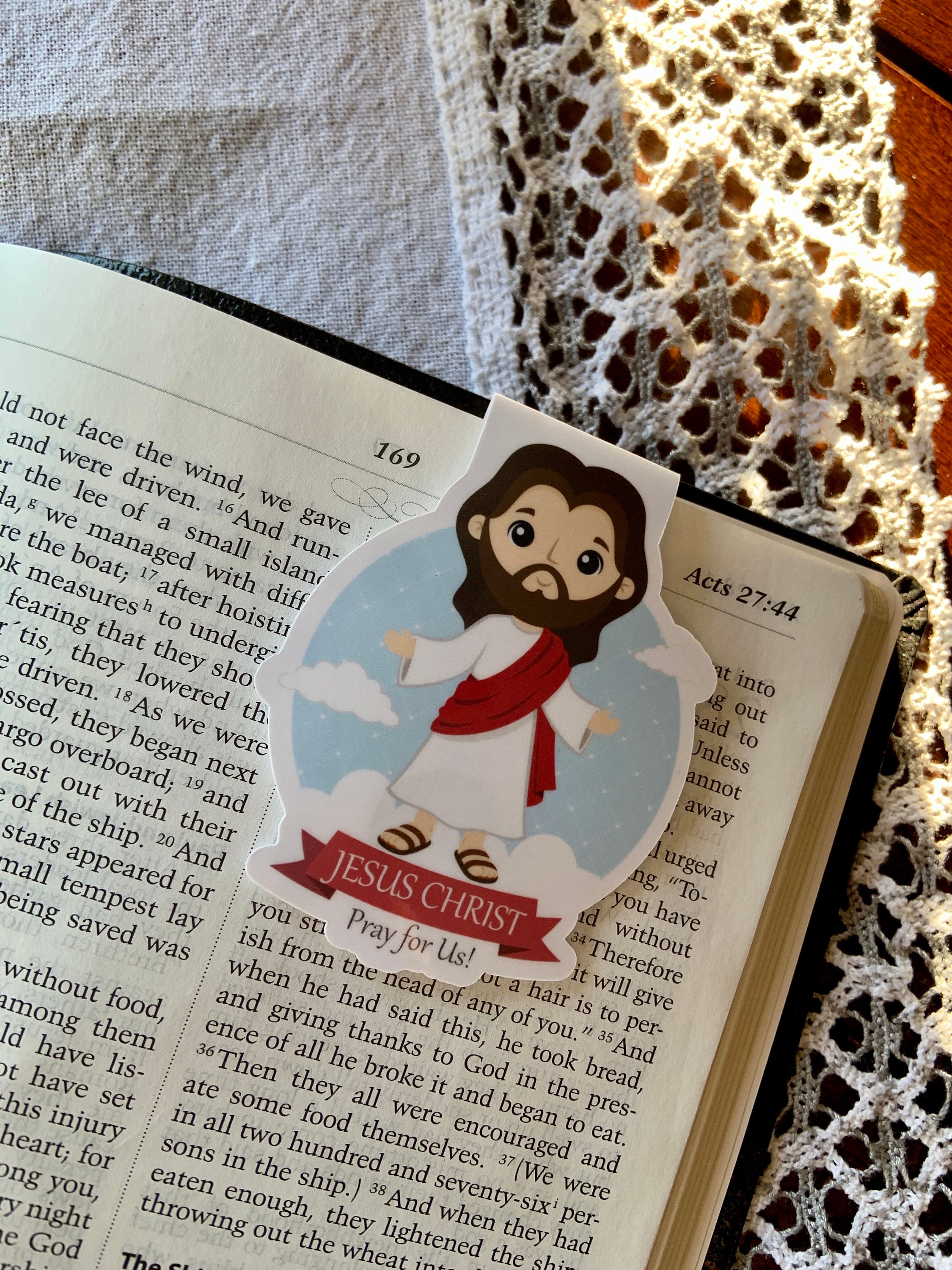 Jesus Magnetic Bookmark, Catholic Bookmark, Saints Bookmark, Saints ...