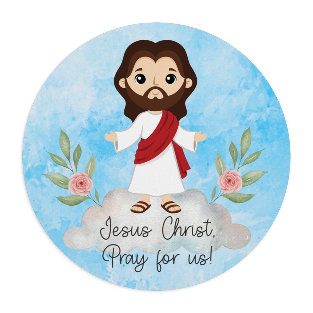 Jesus Christ Mousepad, Catholic Mouse Pad, Saints Mouse Pad, Homeschool ...