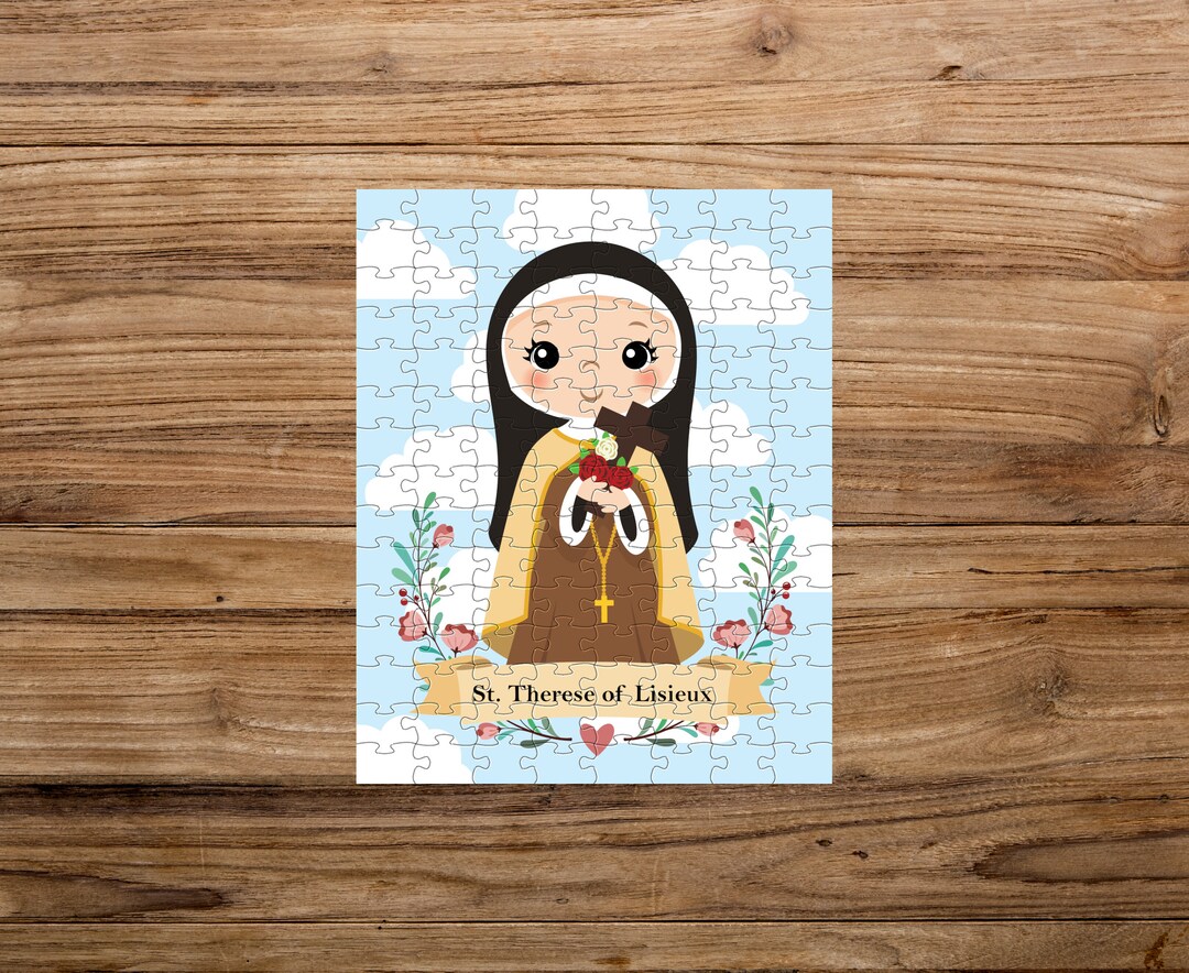 Saint Therese of Lisieux Puzzle, 48, 80 & 120 Pieces Puzzle, Catholic ...