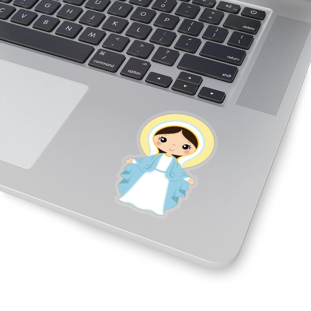Virgin Mary Sticker Mary Immaculate Sticker Virgin Mary - Etsy