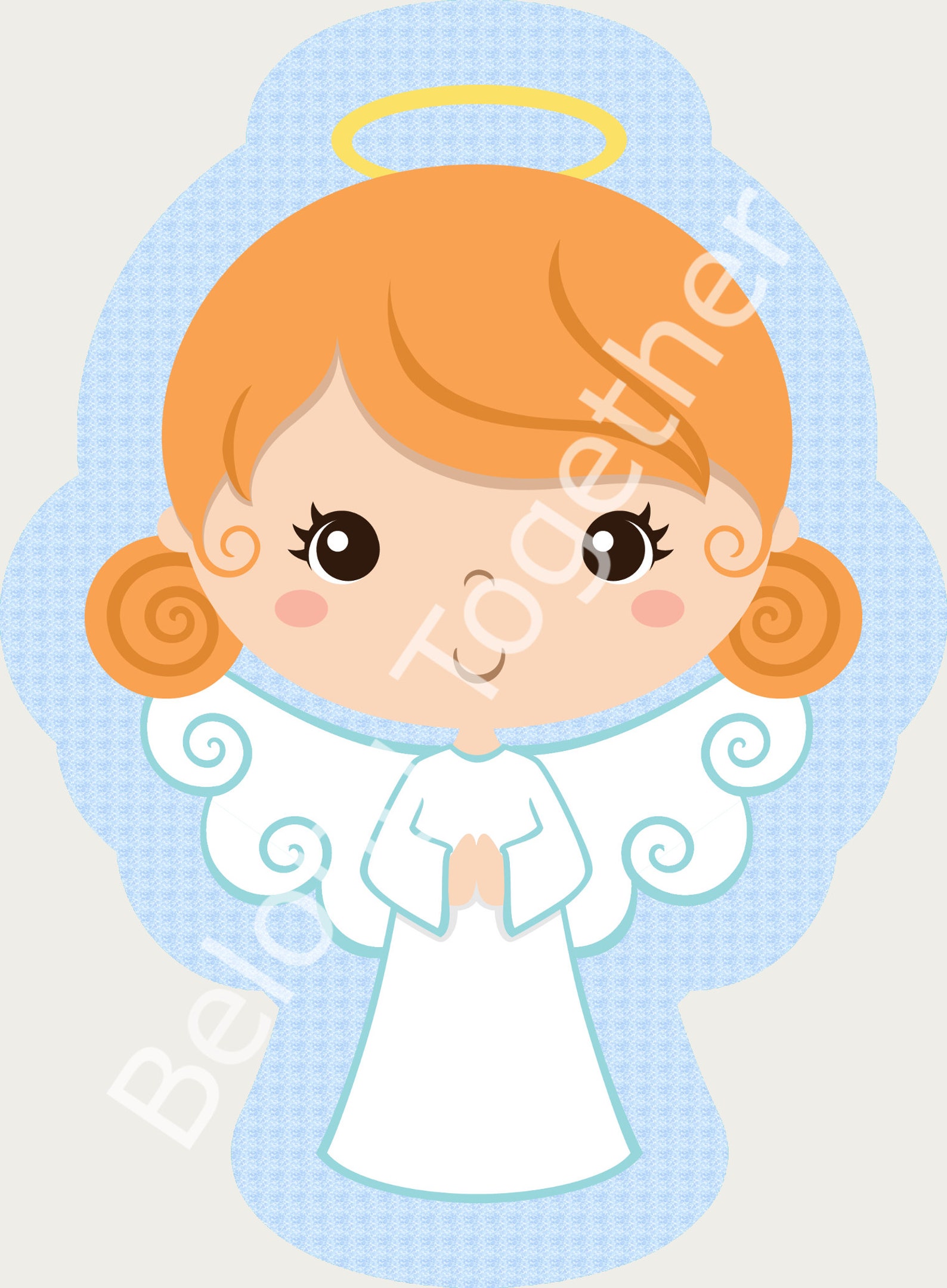 Girl Guardian Angel Stuffed Doll, Saint Gift, Baptism, Catholic Gift ...