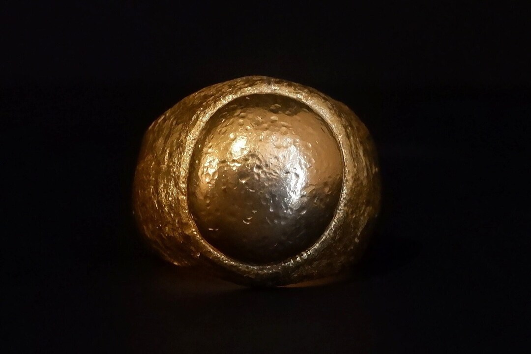 24k Cosmo Ring No Stone Ring - Etsy