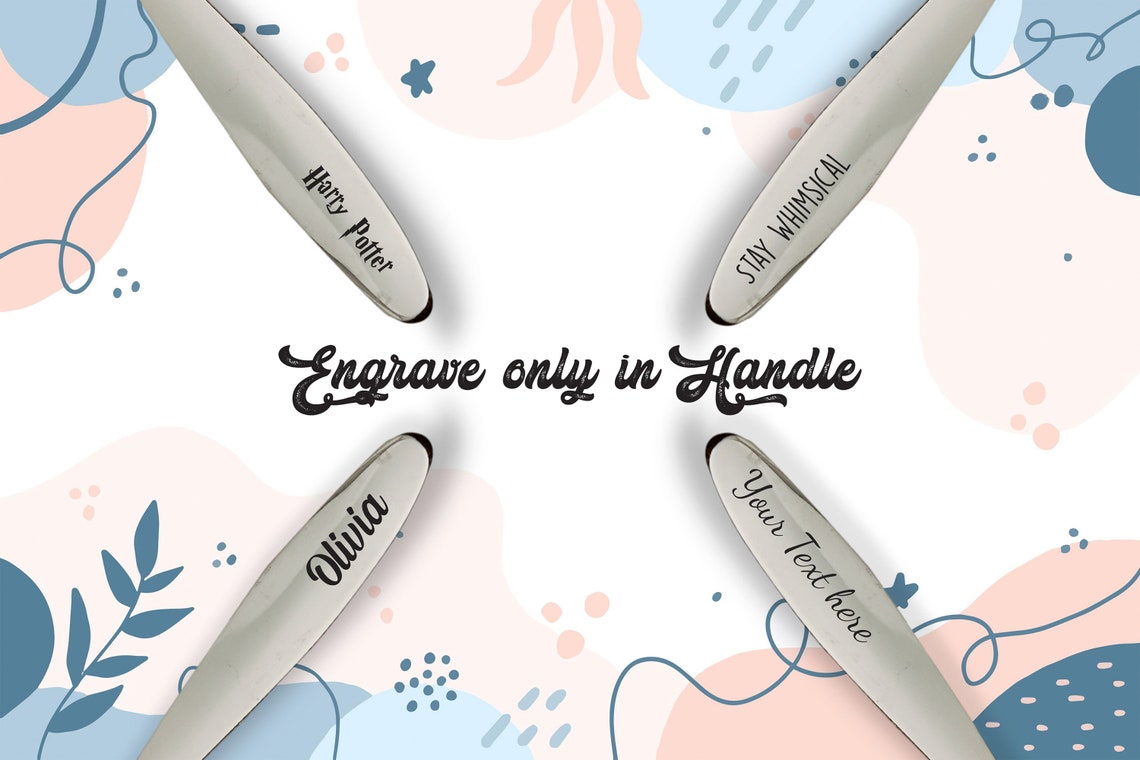 Emergency Ice Cream Spoon-personalized Engraved Etched | Etsy