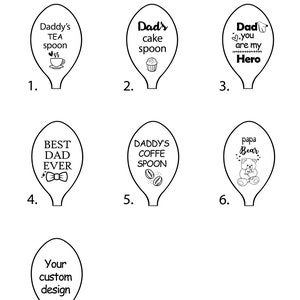 Custom Spoon - Personalized Spoon-your Text on Spoon- Your Message ...