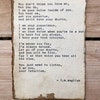 Original Poetry, Typewriter Poem, Sign From Above, Poetry Decor, Inner ...
