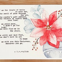 Mini Christmas Card Making Sentiments - Card Greeting Inserts Christmas ...