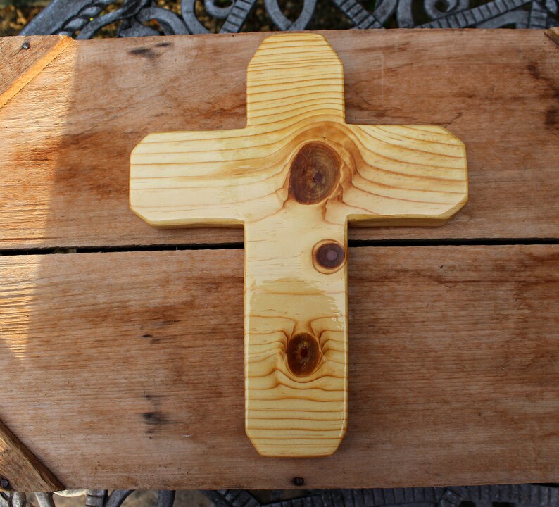 Wood Wall Cross Large Cross Natural Cross Natural Wood - Etsy