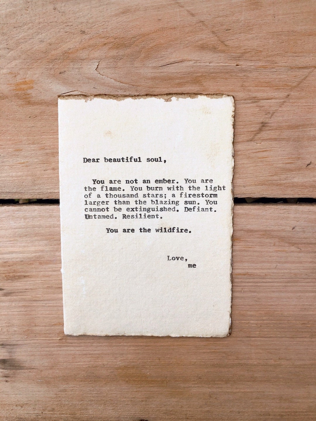 Handmade Card, Original Quote, Inspirational Card, Stars Gift ...