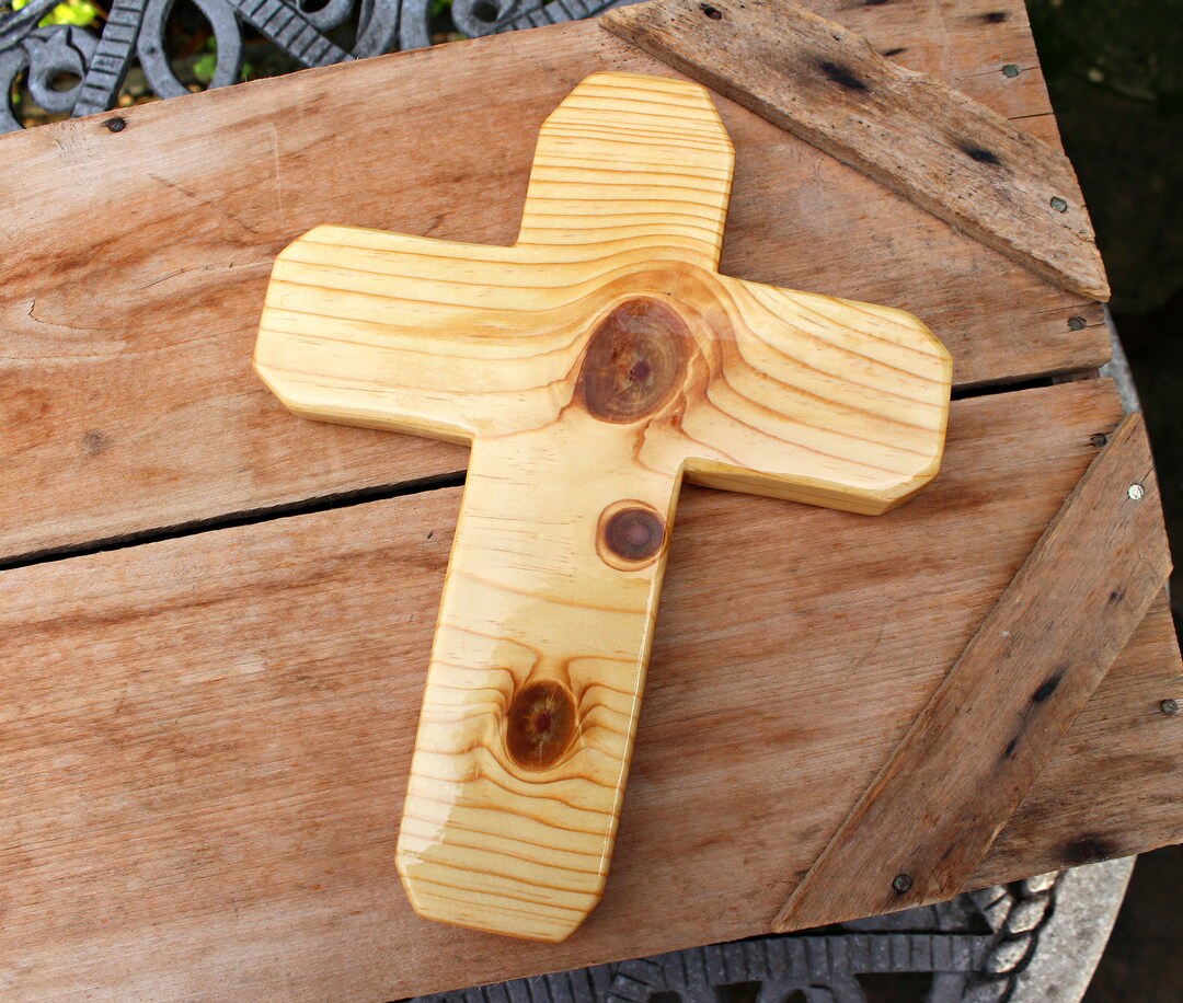 Wood Wall Cross, Large Cross, Natural Cross, Natural Wood, Wooden Cross ...