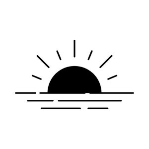 10 Sunset, Sunset Over Sea, Scene Cut File | Sunset Scene SVG, Ocean ...