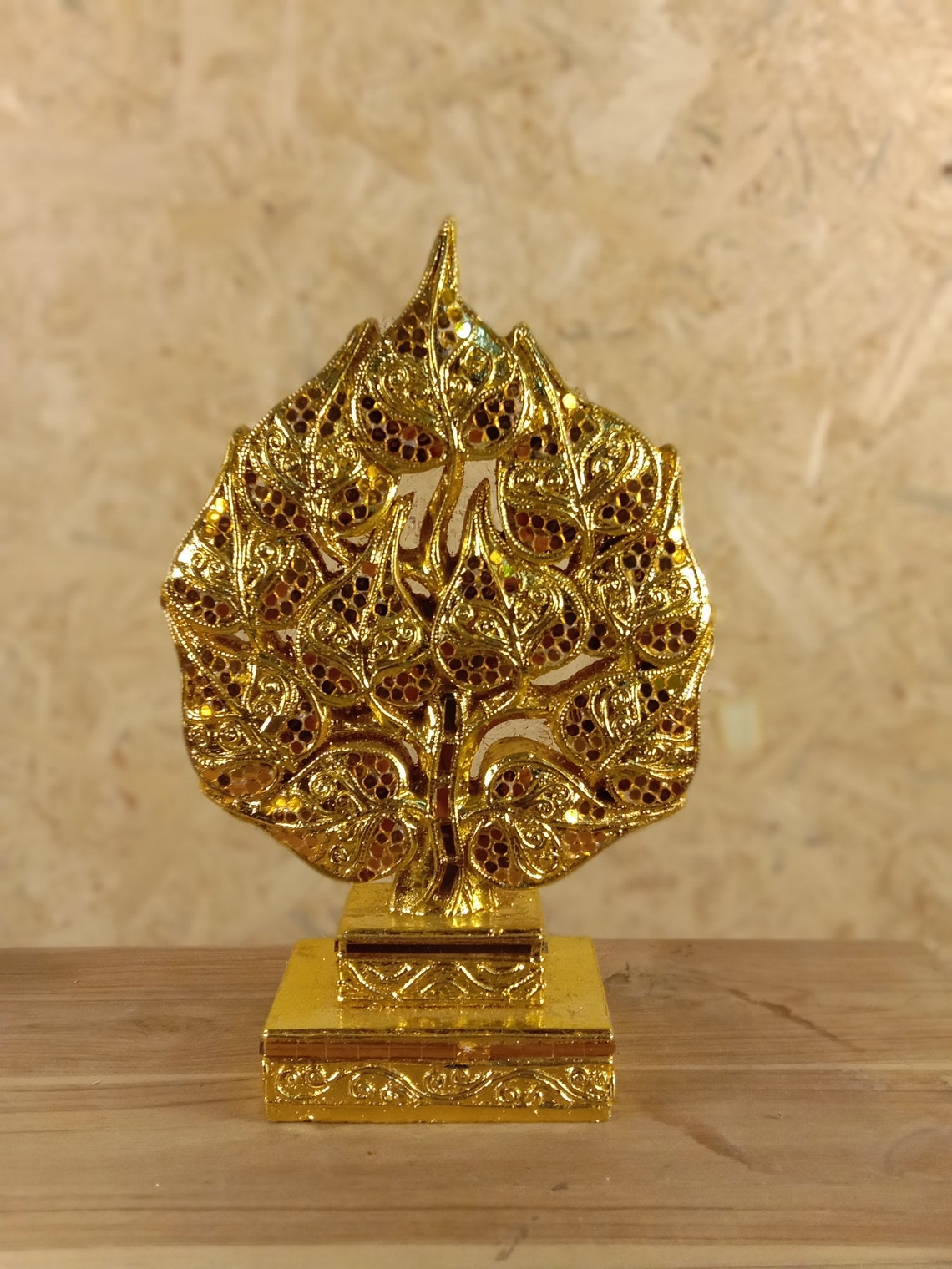 Home Decor Wood-carvingdomain Thai Bodhi Leaves hand Craft | Etsy