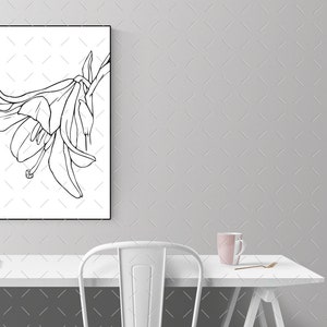 10 Lily Flower Svg, Lilium ,lily Svg Bundle, Lily Svg,hand Drawn Lily ...