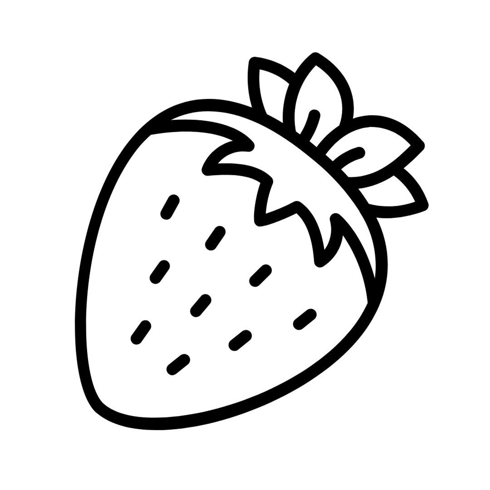 12 Strawberry strawberry Svg Dxf Jpg Png Eps Cut File - Etsy