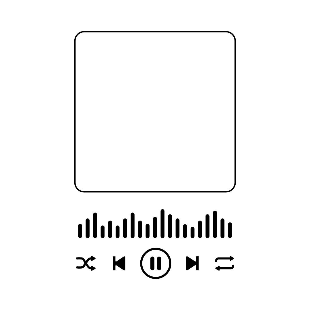 12 Audio Control Buttons SVG Dxf Png Music Player SVG File | Etsy