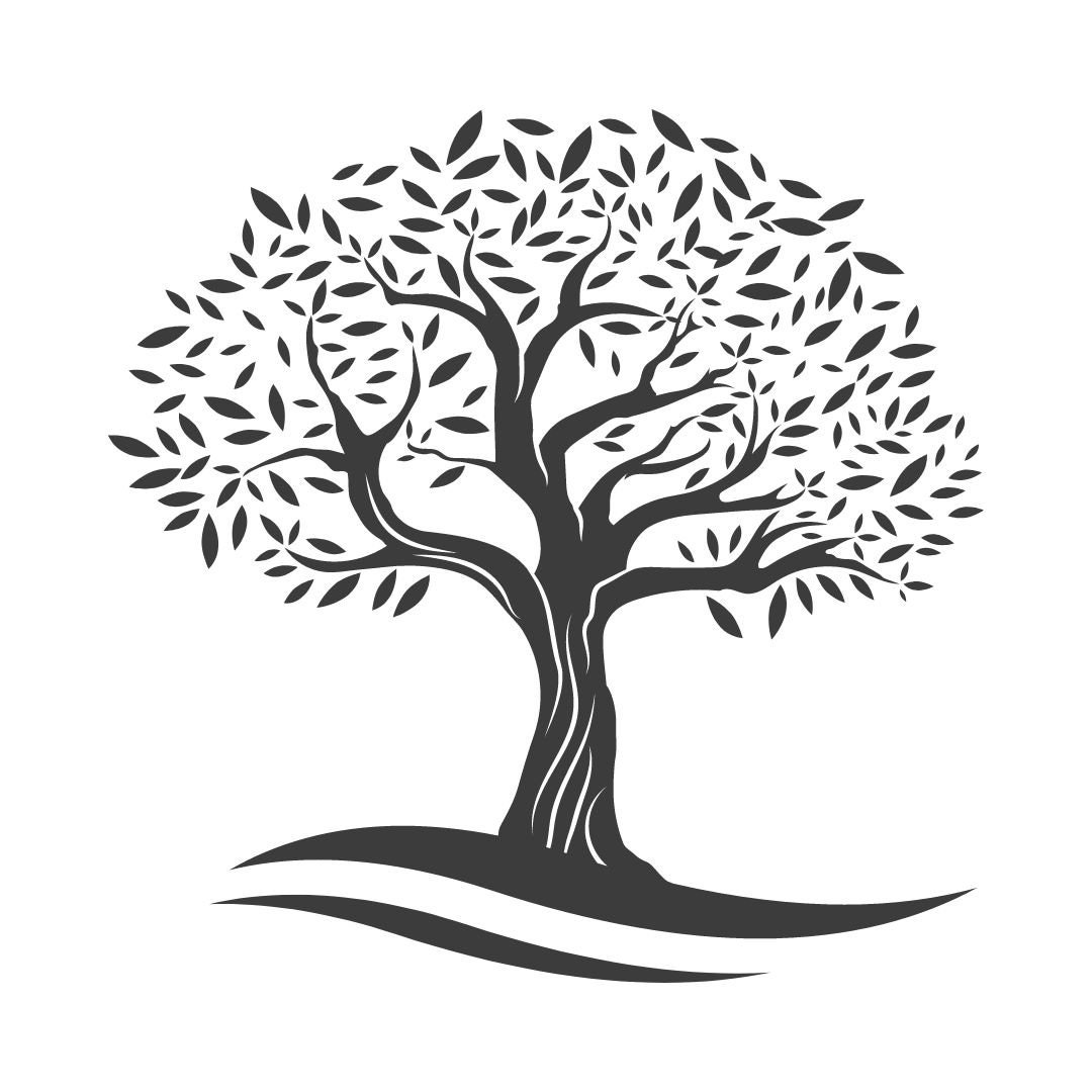 4 Olive Tree Vector SVG Cut File Pattern Panel Tree of Life Svg Family ...