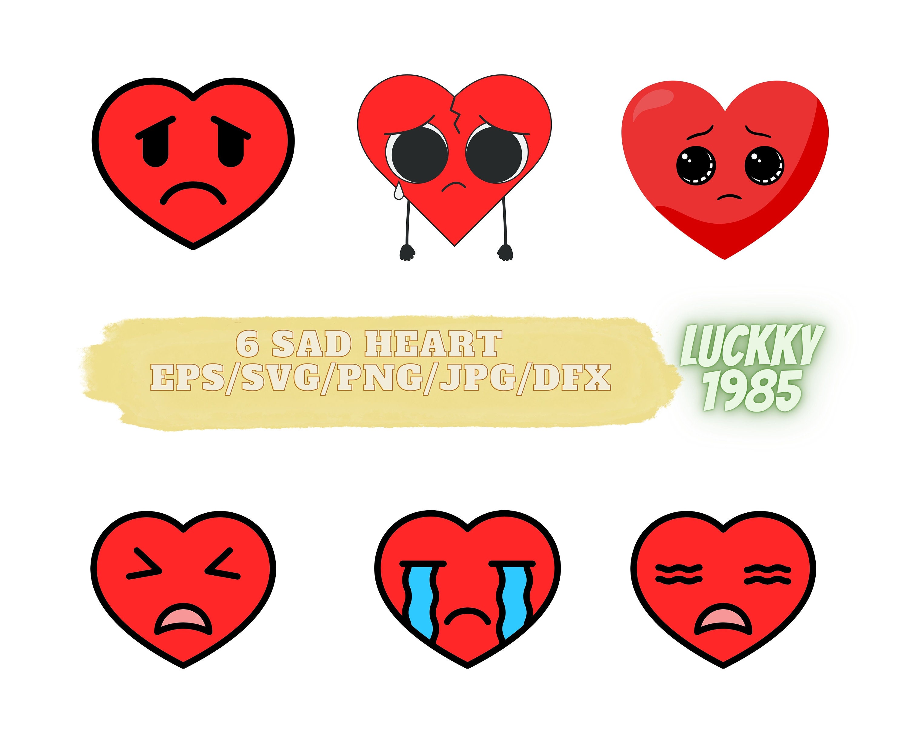 Sad Heart Clipart