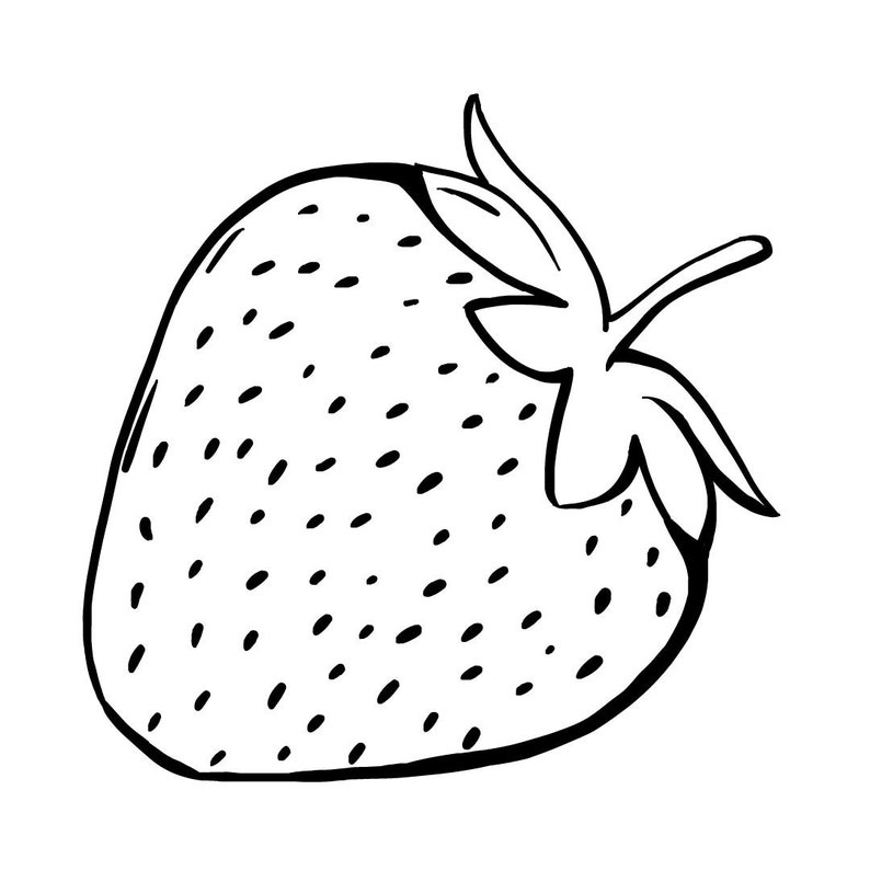 12 Strawberry strawberry Svg Dxf Jpg Png Eps Cut File - Etsy