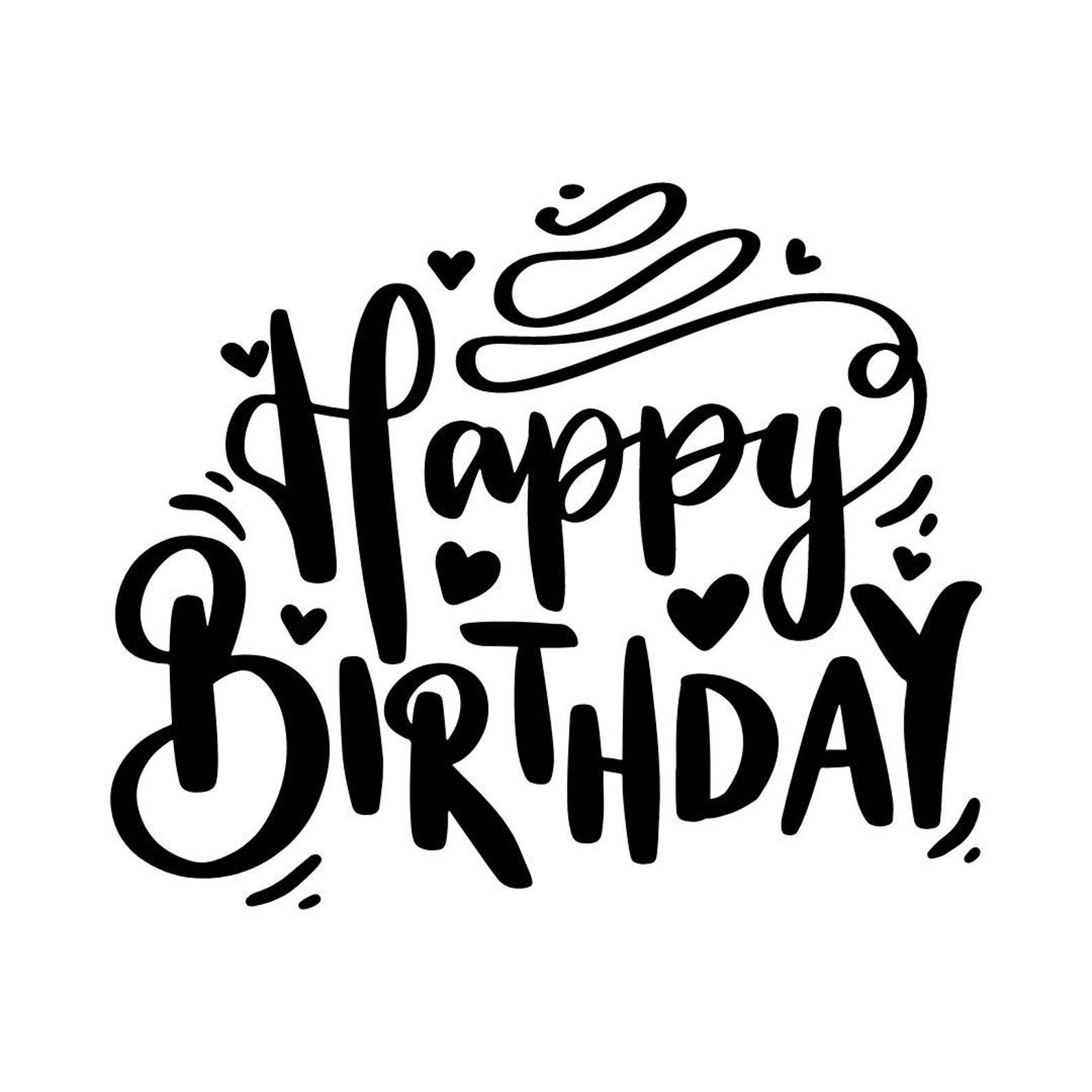 8 File Happy Birthday Svg Cut File Cricut Svg Pngbirthday - Etsy