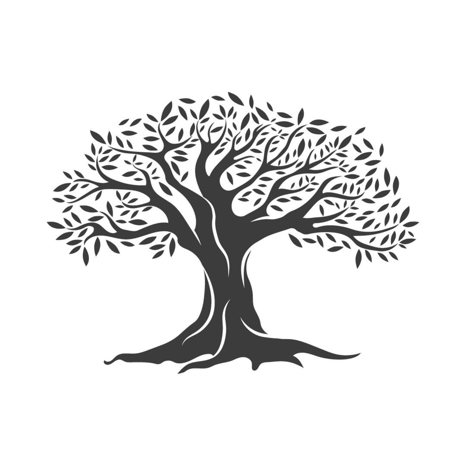 4 Olive Tree Vector SVG Cut File | Pattern Panel | Tree of Life Svg ...