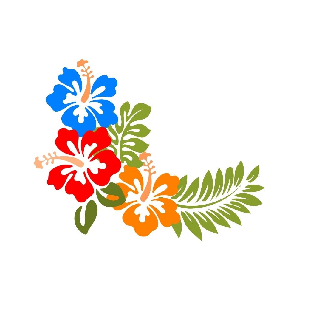 15 Hibiscus Flower Bundle SVGPNGJPG Cut File Hawaiian - Etsy