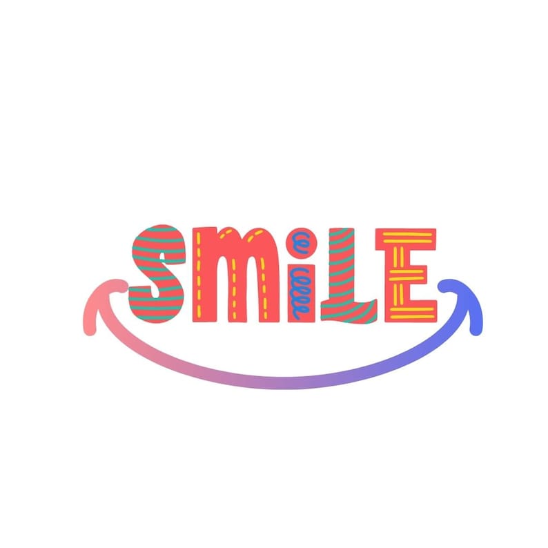 6 Smile SVG PNG PDF Funny Svg Happy Svg Positive Svg - Etsy