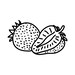 12 Strawberry strawberry Svg Dxf Jpg Png Eps Cut File - Etsy