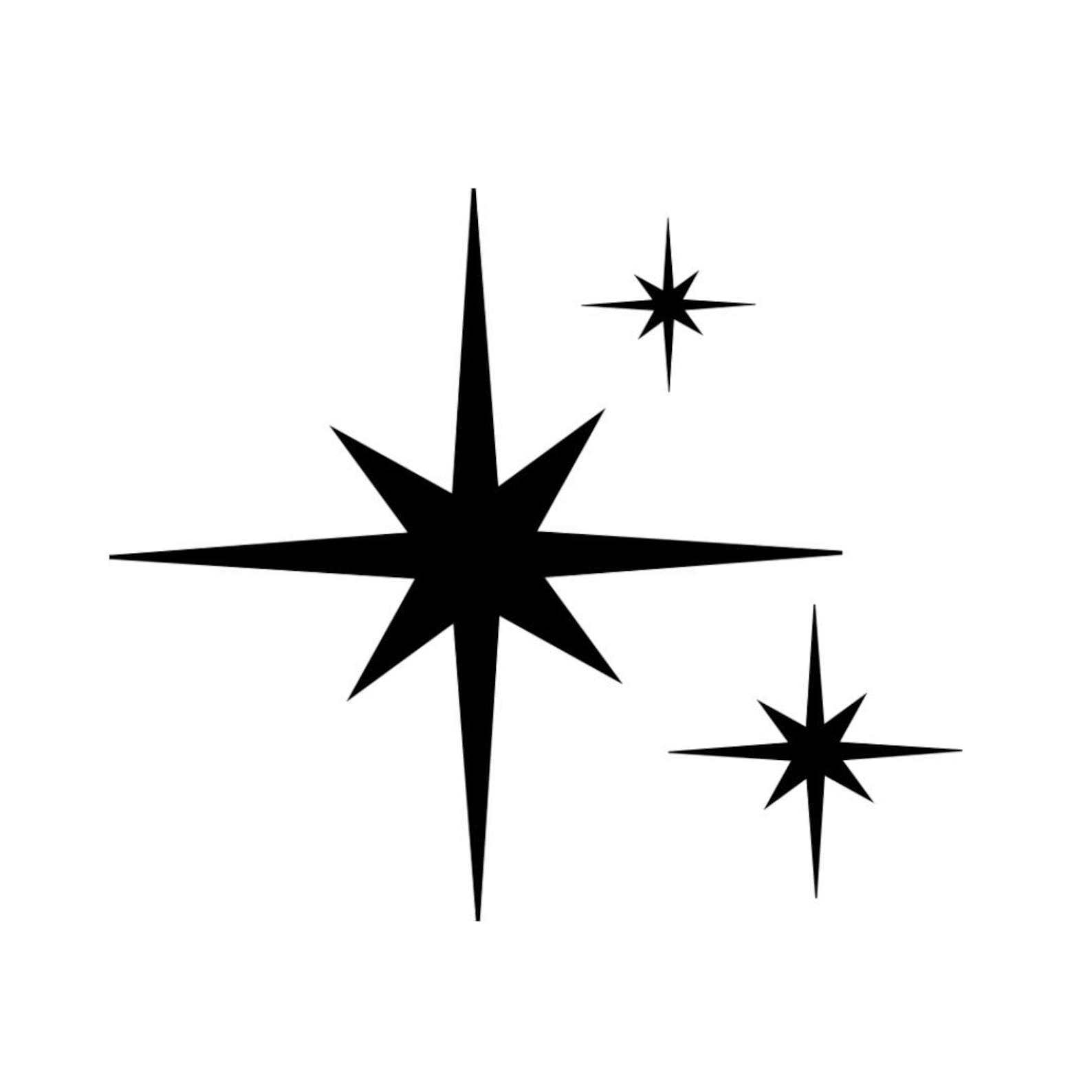 14 Stars SVG eps Star Star SVG Star PNG Jpg Sparkle Star - Etsy