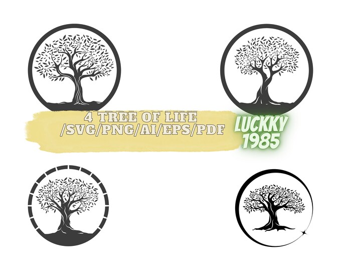 Tree Svg, Tree of Life Svg, Split Tree Svg, Nature Svg, Family Tree Svg ...