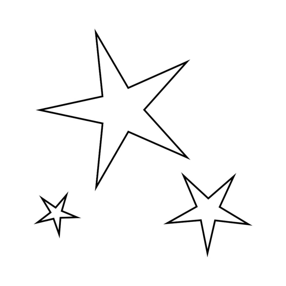 14 Stars SVG eps Star Star SVG Star PNG Jpg Sparkle Star - Etsy