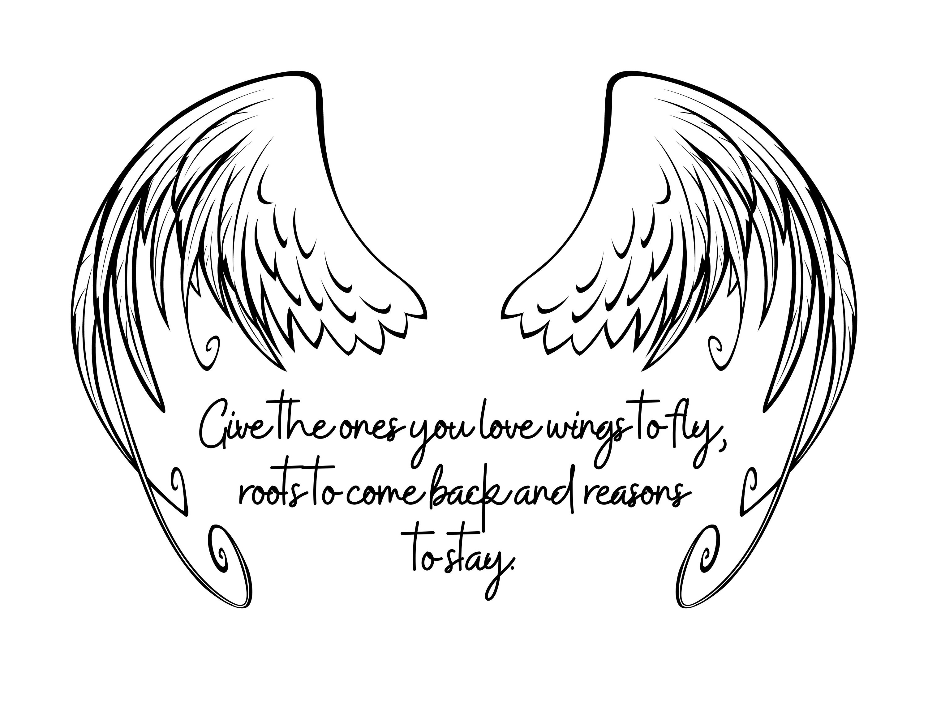 10 Angel Wings With Quote,angel Wings Svg,png, Angel Svg, Wings Svg ...