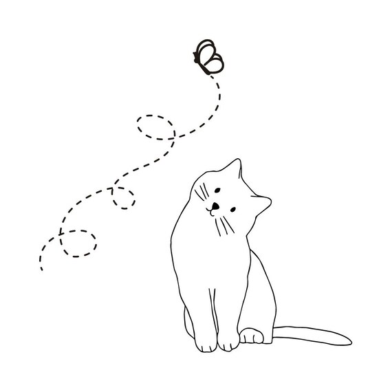 Confused Cat Clipart Drawing