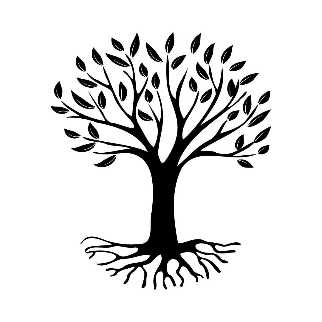 20 Svg Tree of Life Black SVG File Roots Leavestree Svg - Etsy
