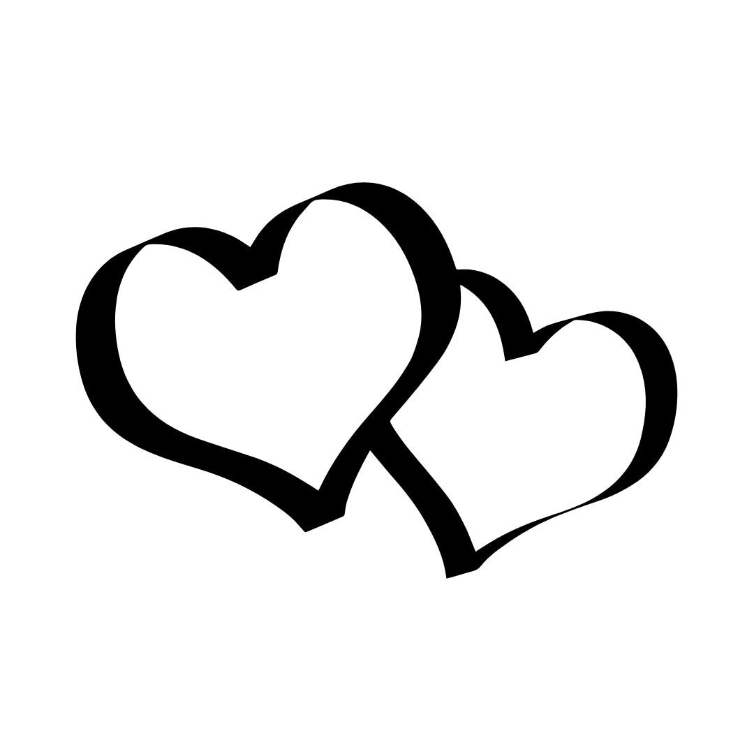 6 Heart6 Open Heart instant Downloads heat - Etsy