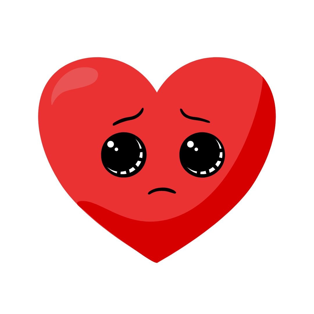 6 Sad Heart Svg Baby Benito Clipart Sublimation - Etsy
