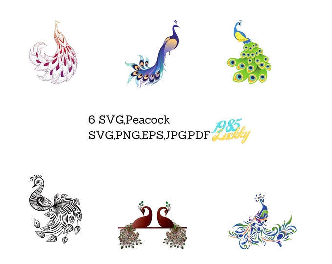 Peacock Feather SVG, Feather, Peacock Feather Monogram SVG Cut Table ...