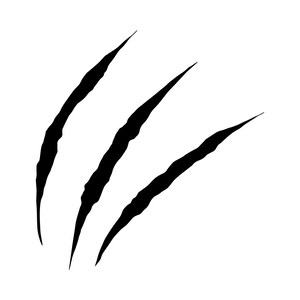 6 Claw Scratches Svg | Scratches Svg | Cat Svg | Scratch Svg | Claw ...