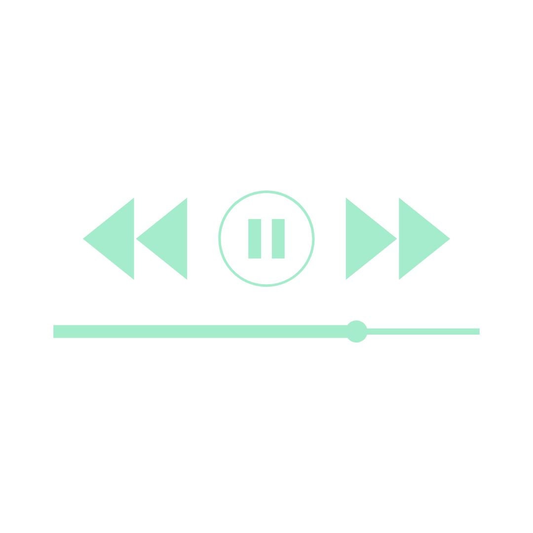 12 Audio Control Buttons SVG Dxf Png Music Player SVG File | Etsy