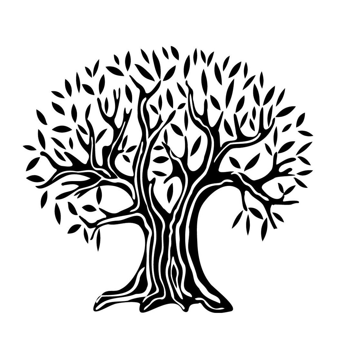 20 Svg Tree of Life Black SVG File Roots Leavestree Svg - Etsy