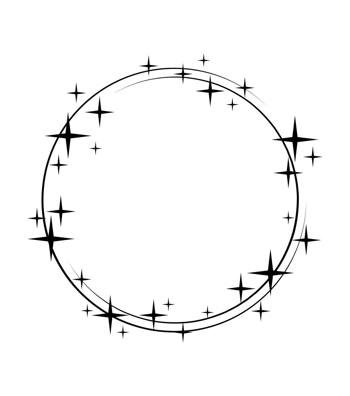 12 Stars SVG circle Star Star SVG Star PNG Jpg Sparkle | Etsy Canada