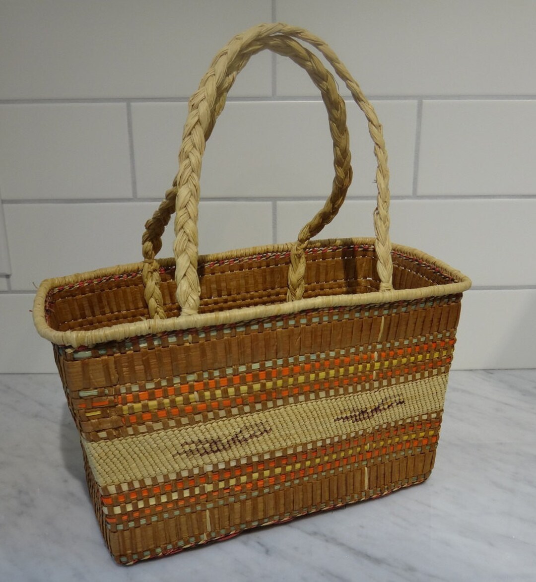 Northwest Coast Nuu-chah-nulth nootka Tribe Carry Basket With Bird ...