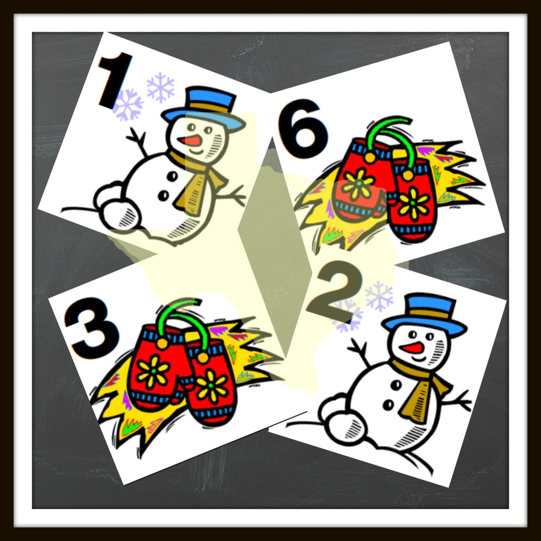 January Daily Numbers Calendar Winter Classroom Calendar - Etsy