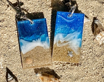 Beach Key Chain | Etsy